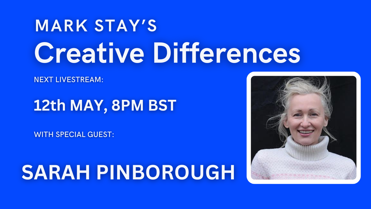 Join Sarah Pinborough on the Creative Differences Livestream – Mark ...